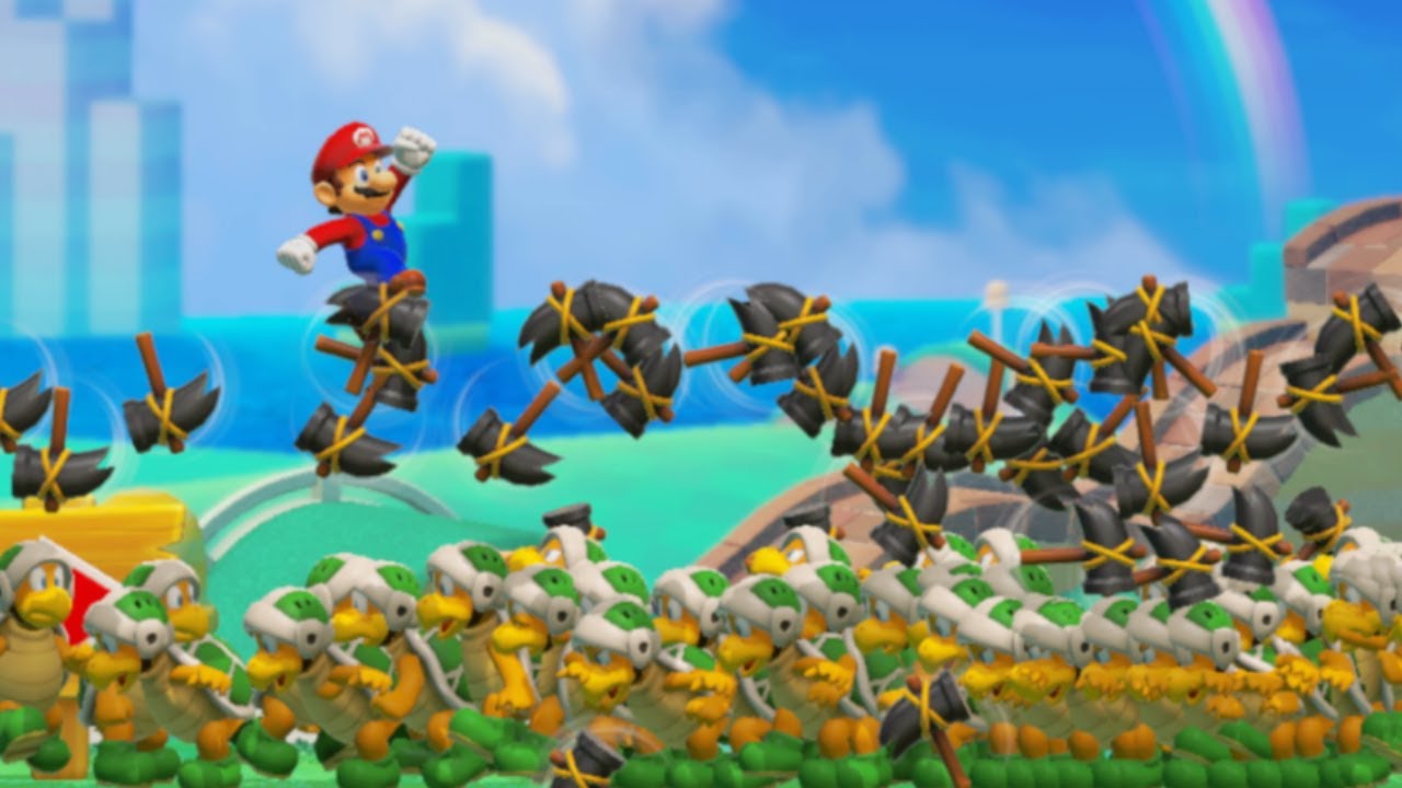 Can Mario defeat 100 Hammer Bros. in Mario Maker 2? - YouTube