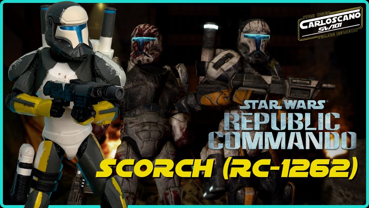 ⚡SCORCH (RC-1262) | REPUBLIC COMMANDO (The Black Series Gaming Greats ...