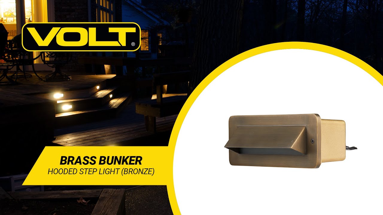 What's In The Box? | VOLT® Brass Bunker Hooded Step Light - YouTube