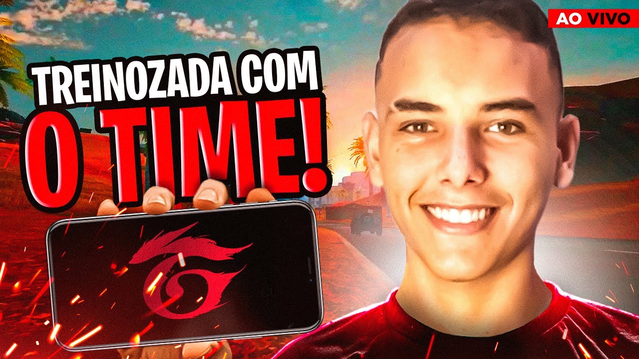 🔴live On🔴 Free Fire Ao Vivo 🔥 Jogando Treino Com O Time 🔥carlinhos Ff🔥