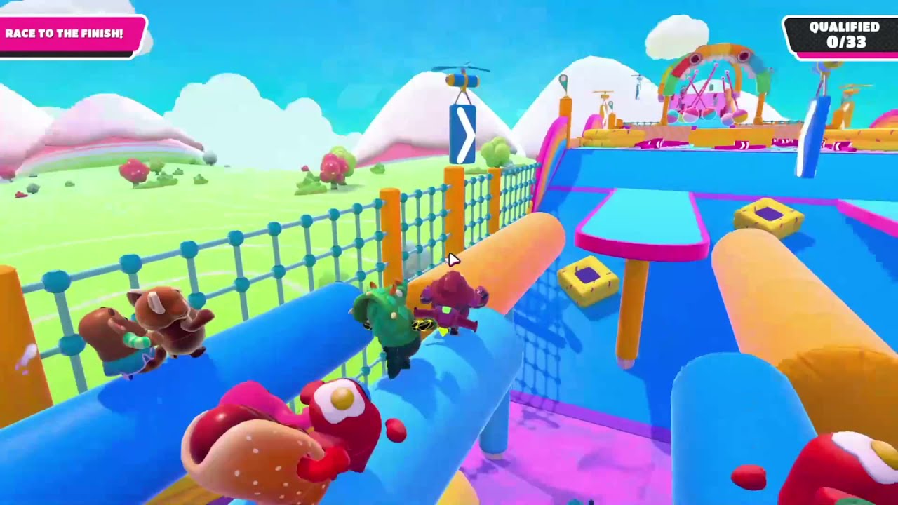 Fall Guys: Ultimate Knockout - See Saw, Hit Parade, Egg Siege - YouTube