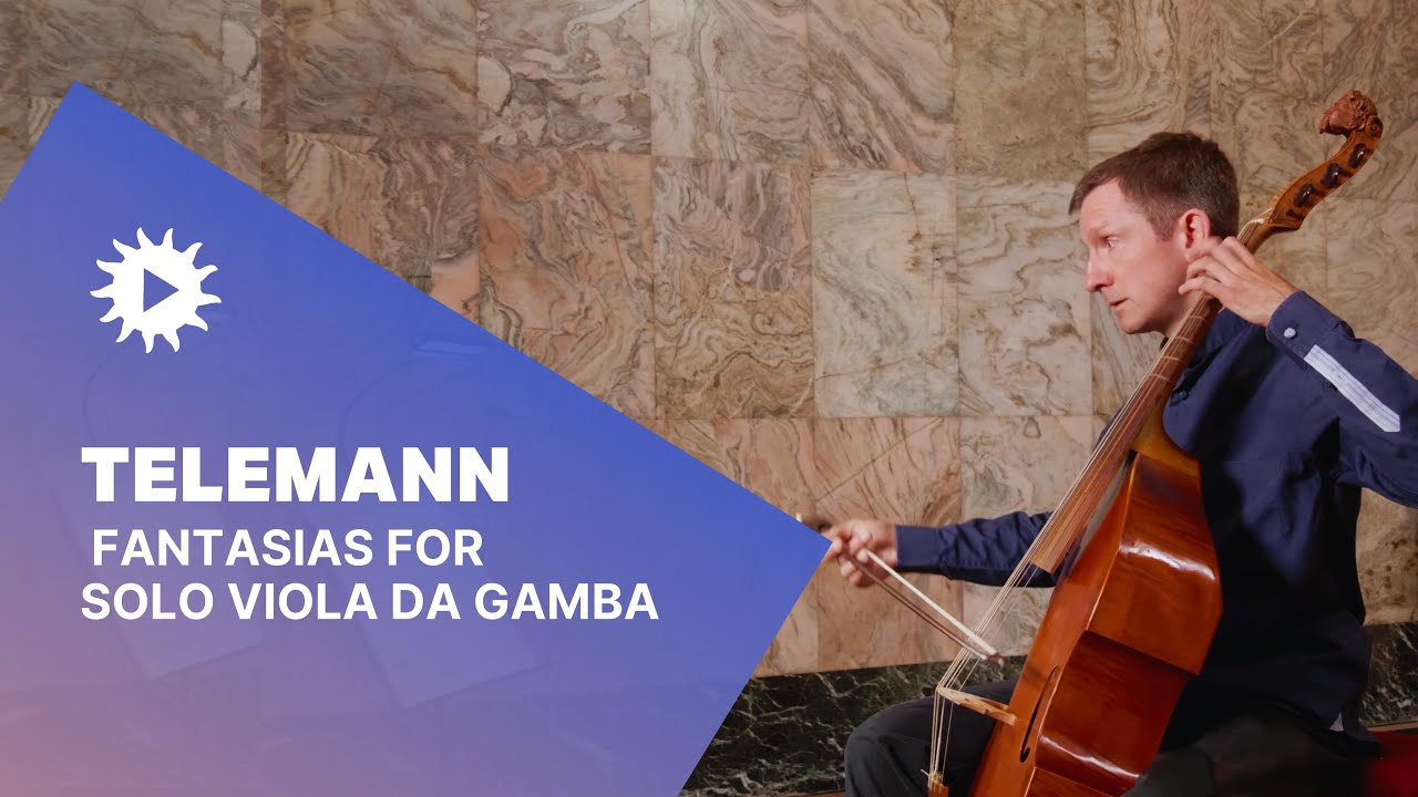 Telemann Viola da Gamba Fantasias with Jonathan Manson - YouTube