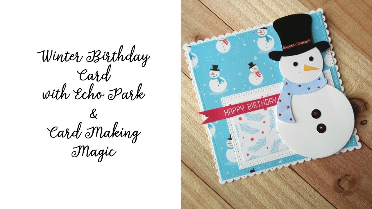 Winter Birthday Card