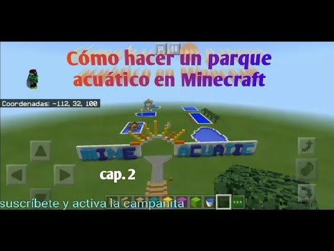 Cómo hacer un parque acuático en Minecraft capítulo 2 ||| mine acuatic ...