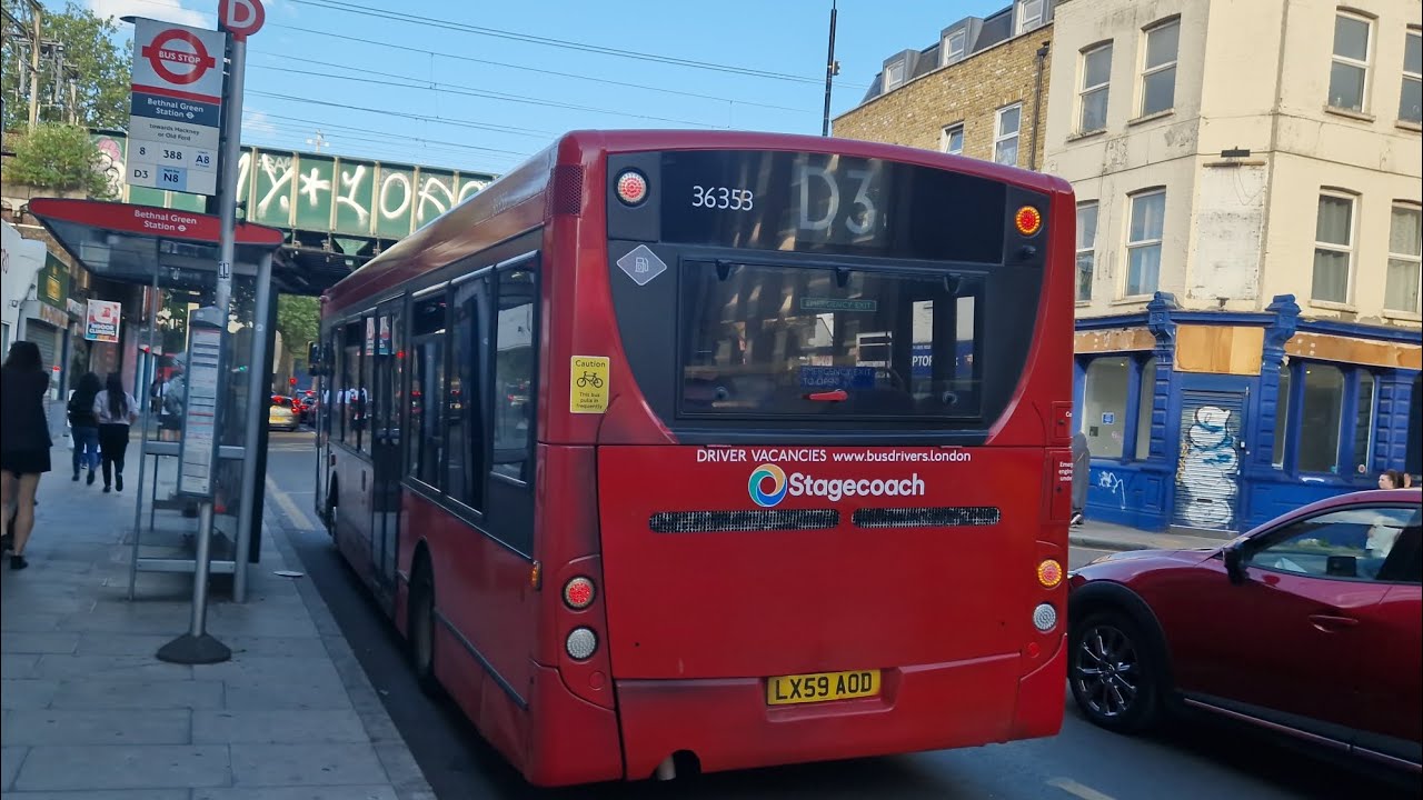 *Nice Engine* Stagecoach London 36353 LX59AOD Bus Route D3 - YouTube
