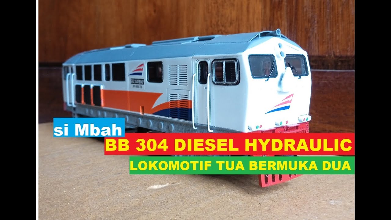 Review Miniatur Lokomotif BB 304 Skala HO By Workshop Replika - YouTube