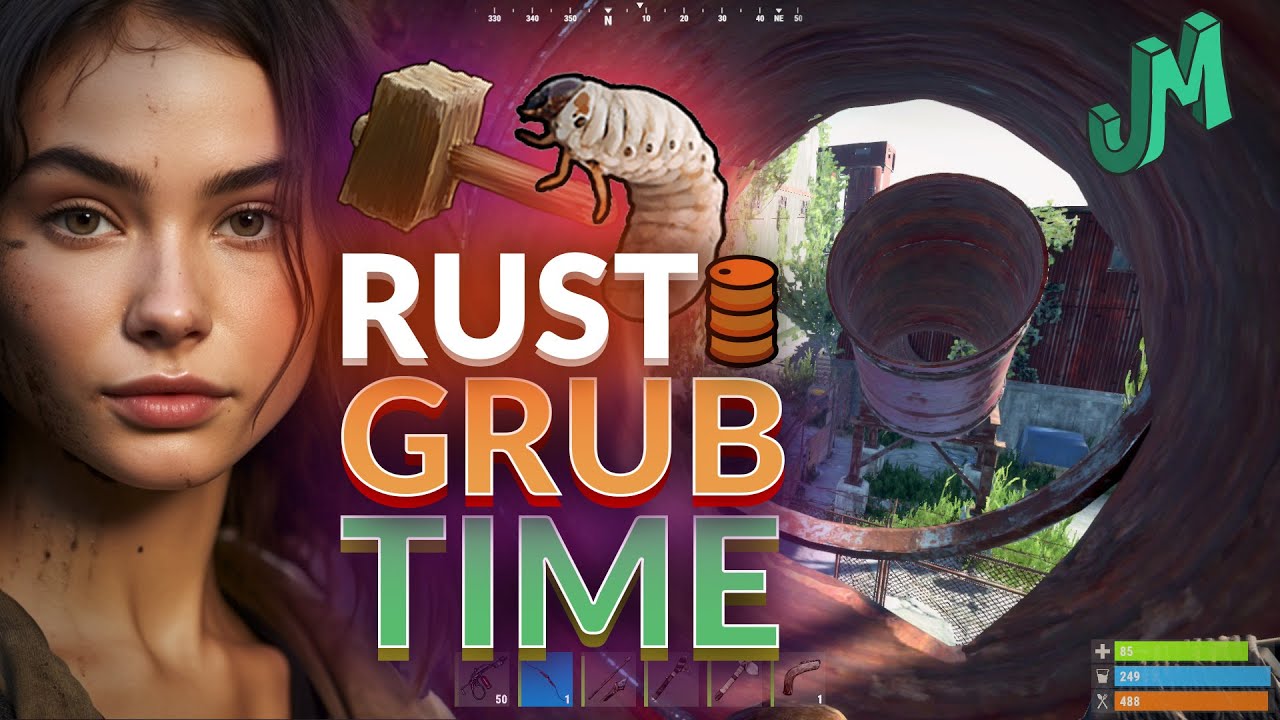 Grub Time! Bounce back from offline raid 🛢 Rust Console 🎮 Stream 532 ...