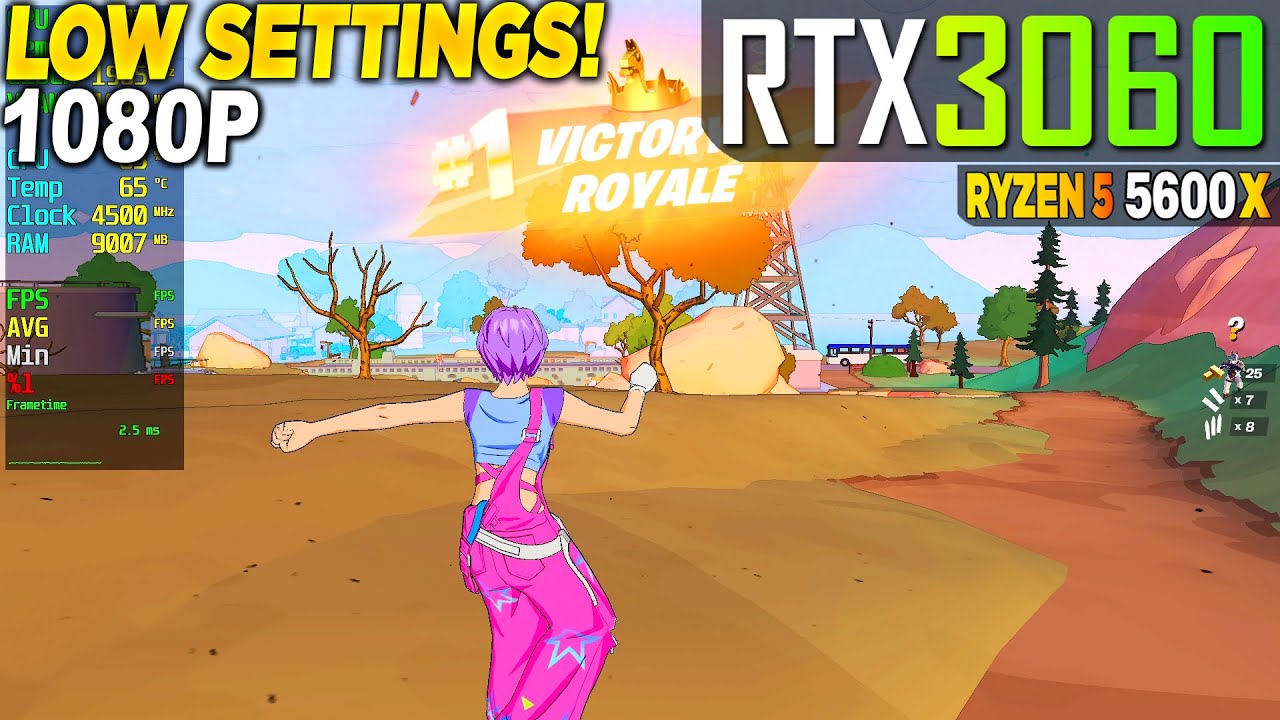 Fortnite The Simpsons RTX 3060 + Ryzen 5 5600x - 1080p Low, New ...