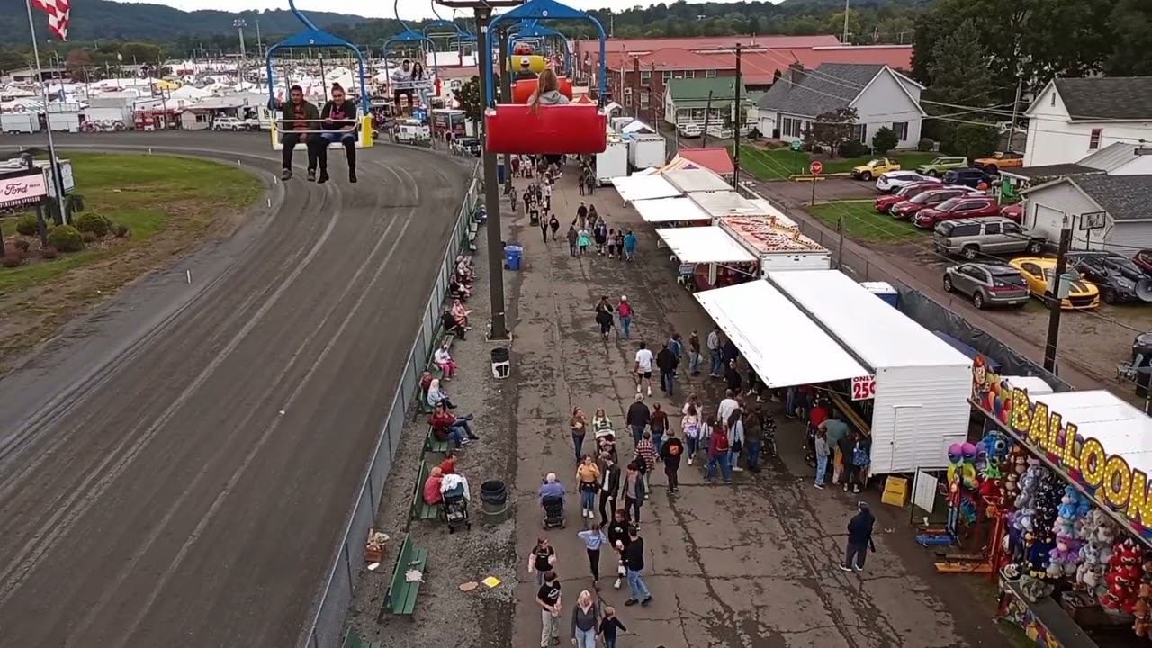 Bloomsburg Fair Sky Ride 2022 - YouTube