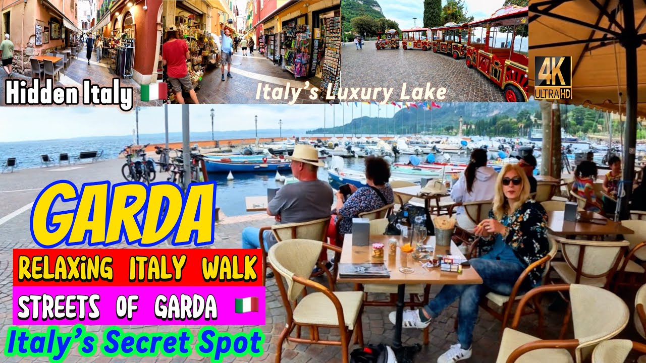 Garda Town, Lake Garda - Walking Tour (4k Ultra HD) Gardasee 2025 - YouTube