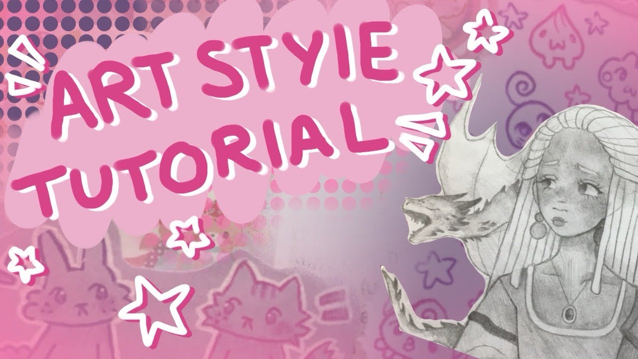 HOW TO DRAW IN MY ART STYLE, TUTORIAL *easy* 💗⭐️🎀 #tutorial #artstyle # ...