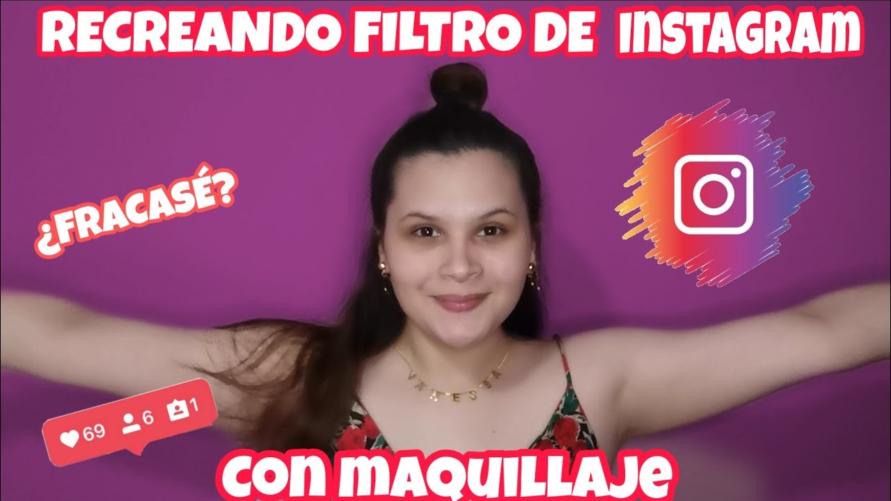 RECREANDO FILTRO DE INSTAGRAM CON MAQUILLAJE | ¿FUE UN FRACASO? 😂 | VANE CABRERA - YouTube
