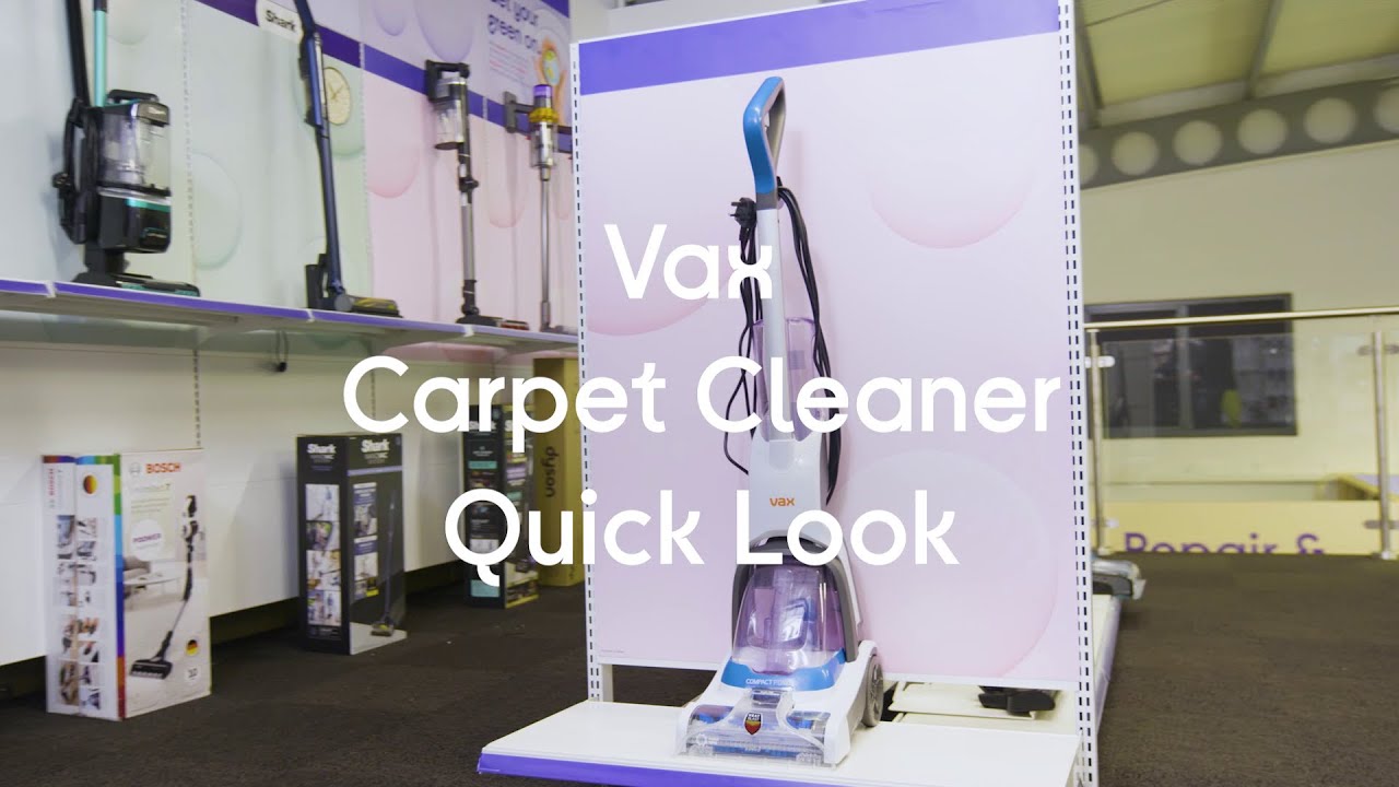 VAX Compact Power CWCPV011 Upright Carpet Cleaner - Quick Look - YouTube