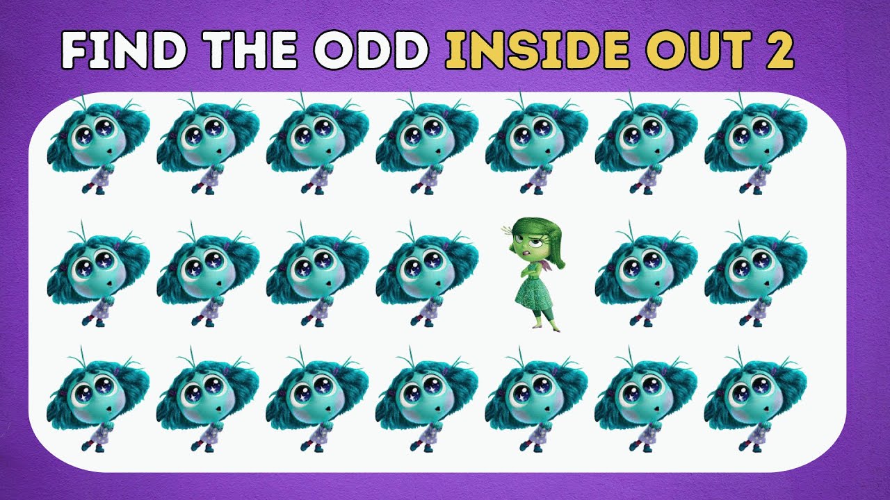 Find The Odd One Out Inside Out 2 Edition | Inside Out 2 Quiz | Disney ...