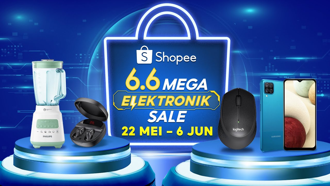 Shopee 6.6 Mega Elektronik Sale | 100% ORI Produk Elektronik Favoritmu ...