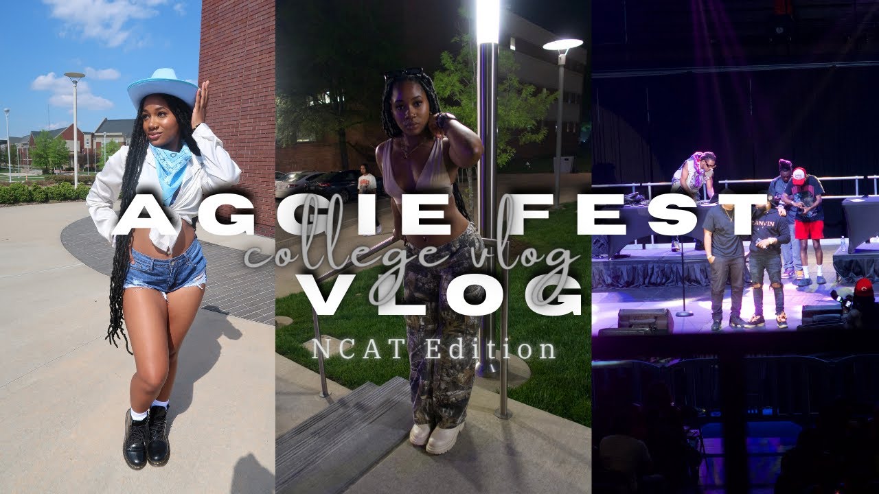 hbcu vlog: aggie fest 2023 (comedy show, parties, & spirit week) - YouTube