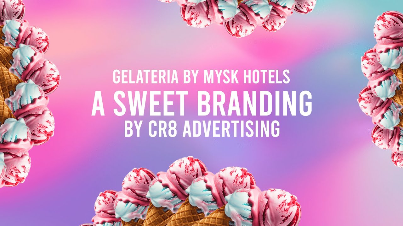 Gelateria by Mysk Hotels – A Sweet Branding by CR8 Advertising - YouTube