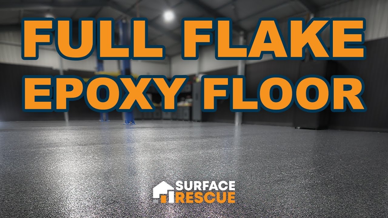 How We Install a Full Flake Epoxy Floor (Complete Guide) - Surface ...