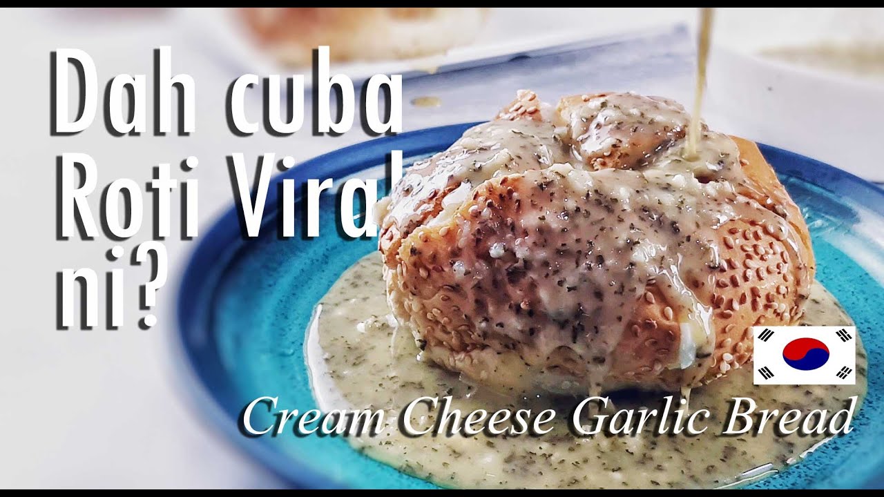 Roti Cream Cheese Garlic Korea guna roti burger - YouTube