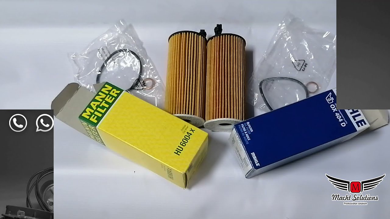 OX404d vs HU6004x !!! Oil filter comparison !!! Mann-Filter vs Mahle ...