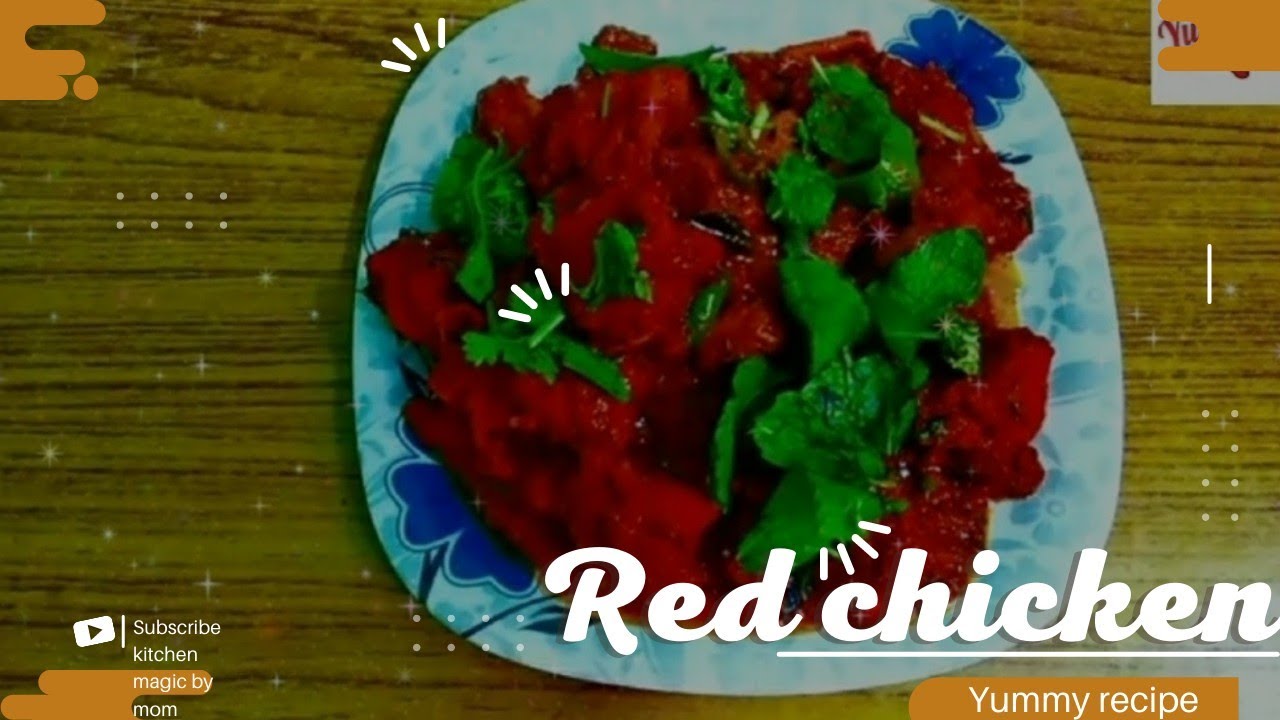 yummy red chicken recipe | chicken recipe | cooking recipes and home ...
