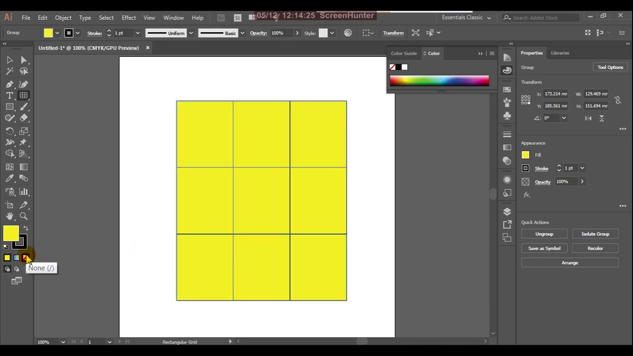 5 adobe illustrator tools - line, arc, spiral, rectangular grid and polar grid tool - YouTube