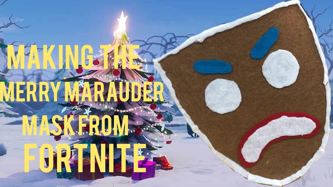 Making the Merry Marauder Mask From Fortnite - YouTube