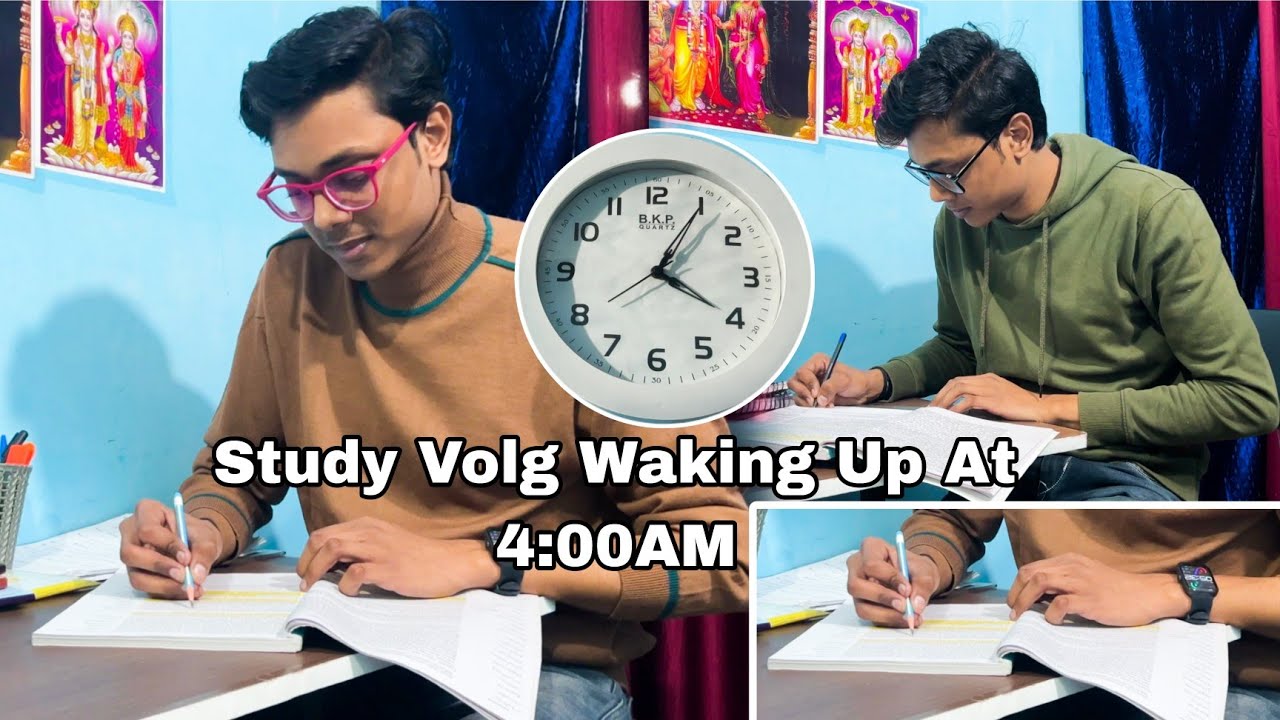 UPSC routine in Winter || Waking up at 4:00AM ☃️🤕 - YouTube