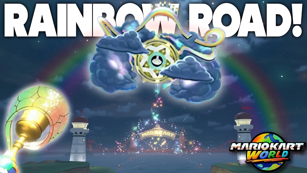 Is THIS What Rainbow Road Will Be Like in Mario Kart World?! - YouTube