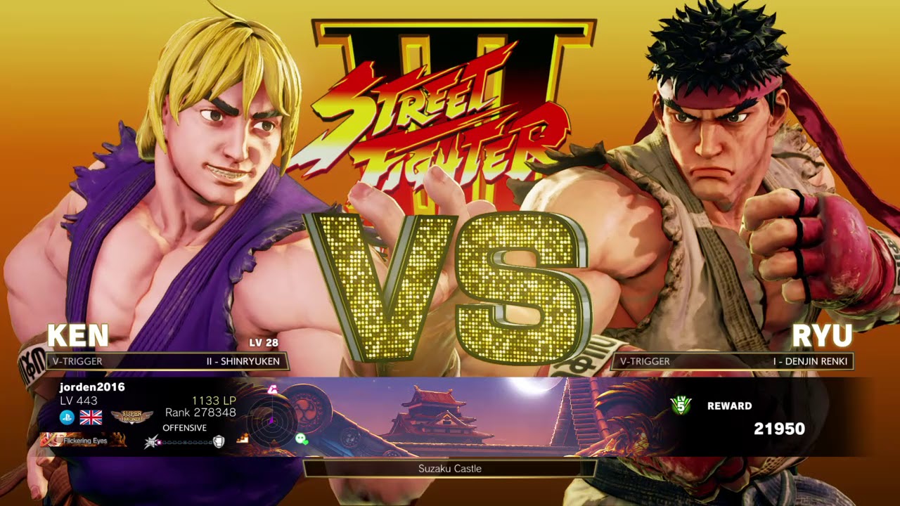 STREET FIGHTER V Ken Arcade (SF3) - YouTube