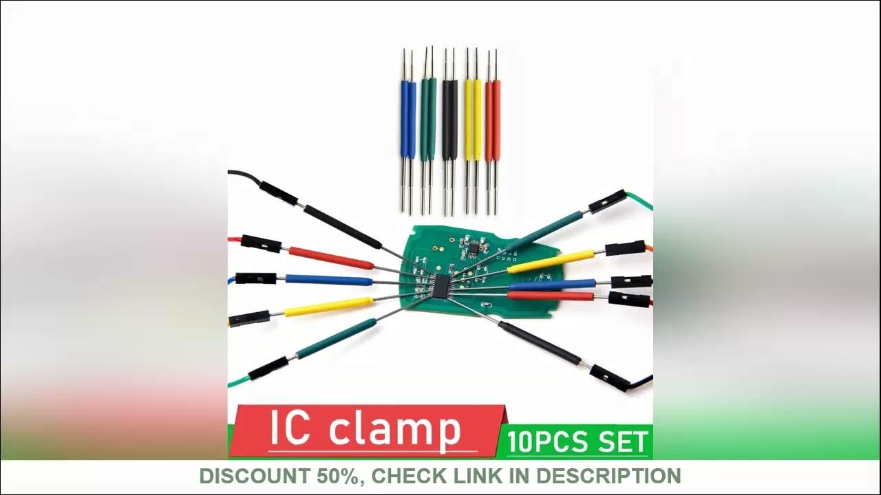 10X Universal Chip clamp micro IC clamp SOP SOIC TSOP MSOP SSOP SMD IC ...