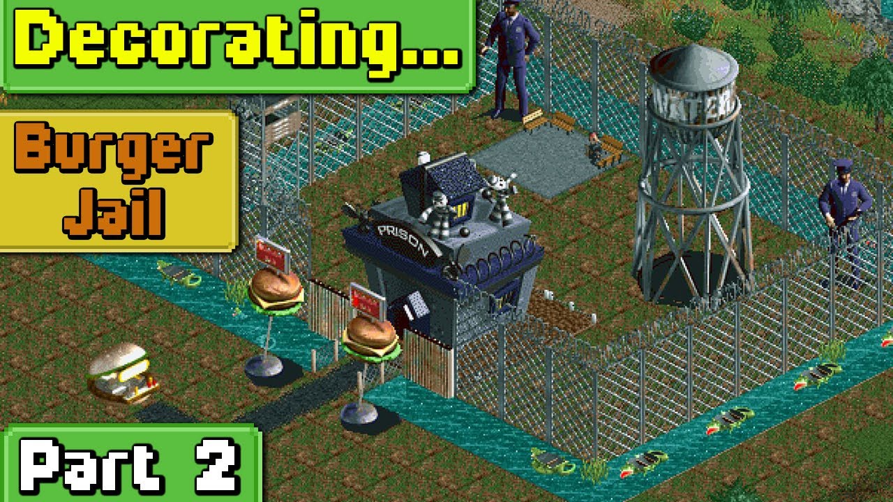 Decorating in OpenRCT2! - Burger Jail [Part 2] - YouTube