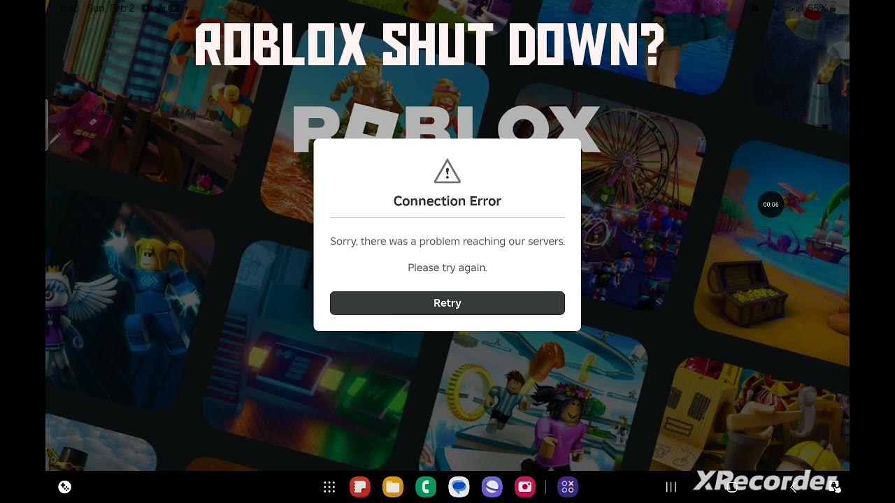 roblox shutdown - YouTube
