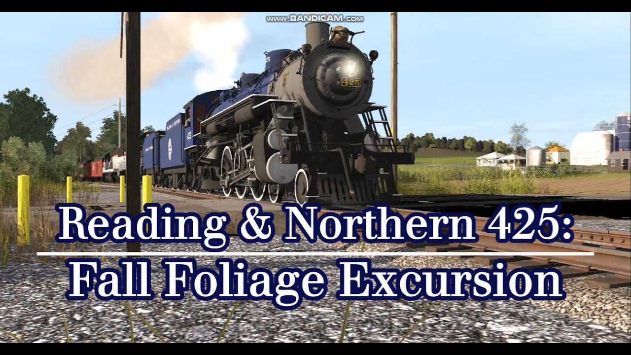 Trainz Reading & Northern 425: Fall Foliage Excursion - YouTube