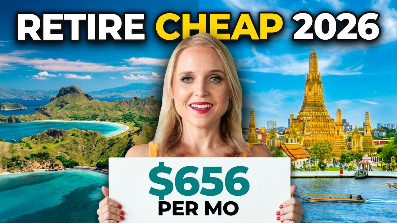 10 INSANELY Cheap Countries to Retire Abroad ($22 per day) - YouTube
