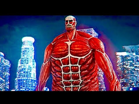 Attack on Titan - The Rumbling and 1000 Colossal Titans VS Godzilla ...