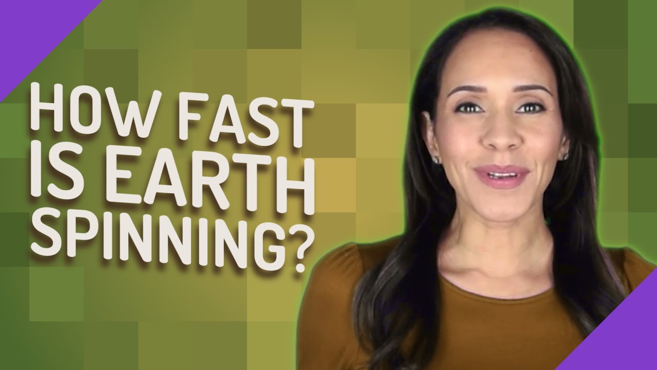 How fast is Earth spinning? - YouTube