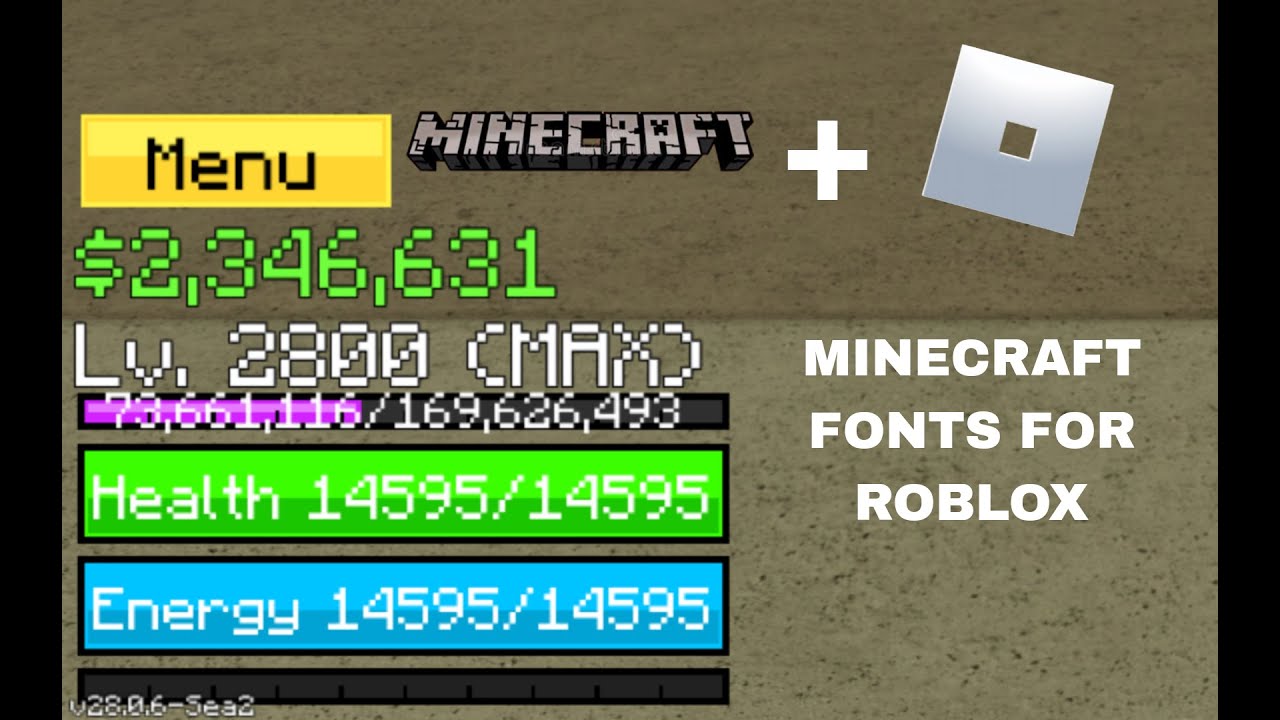 MINECRAFT FONTS FOR ROBLOX (full tutorial tagalog) - YouTube