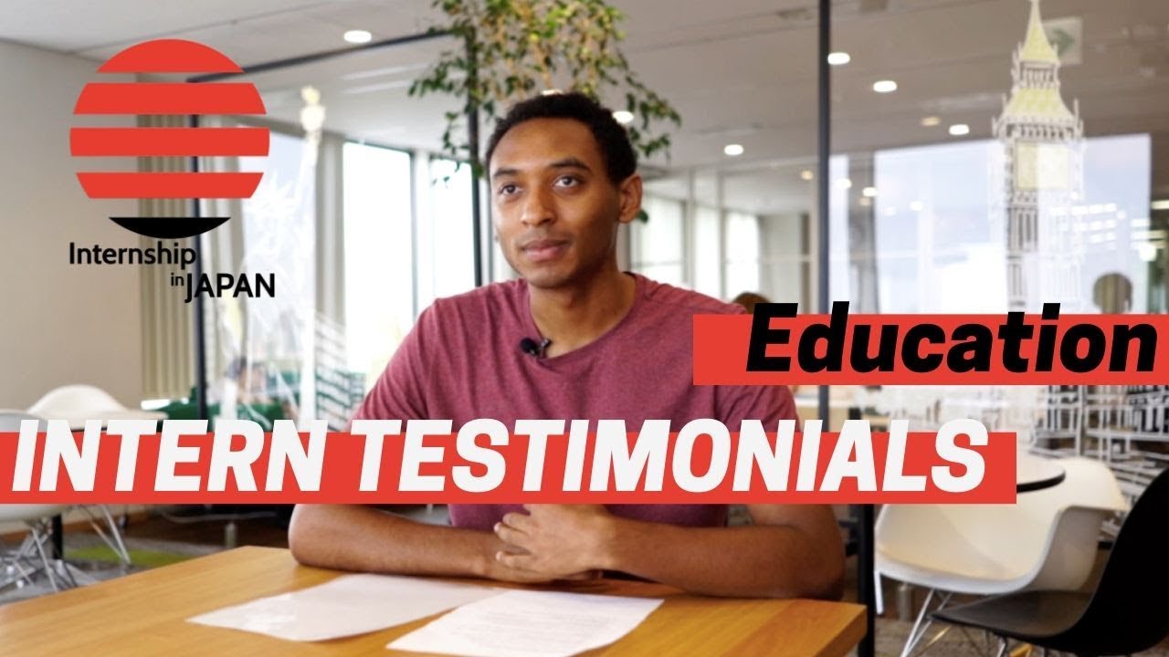 Internship in Japan | Education Company internship experience - YouTube