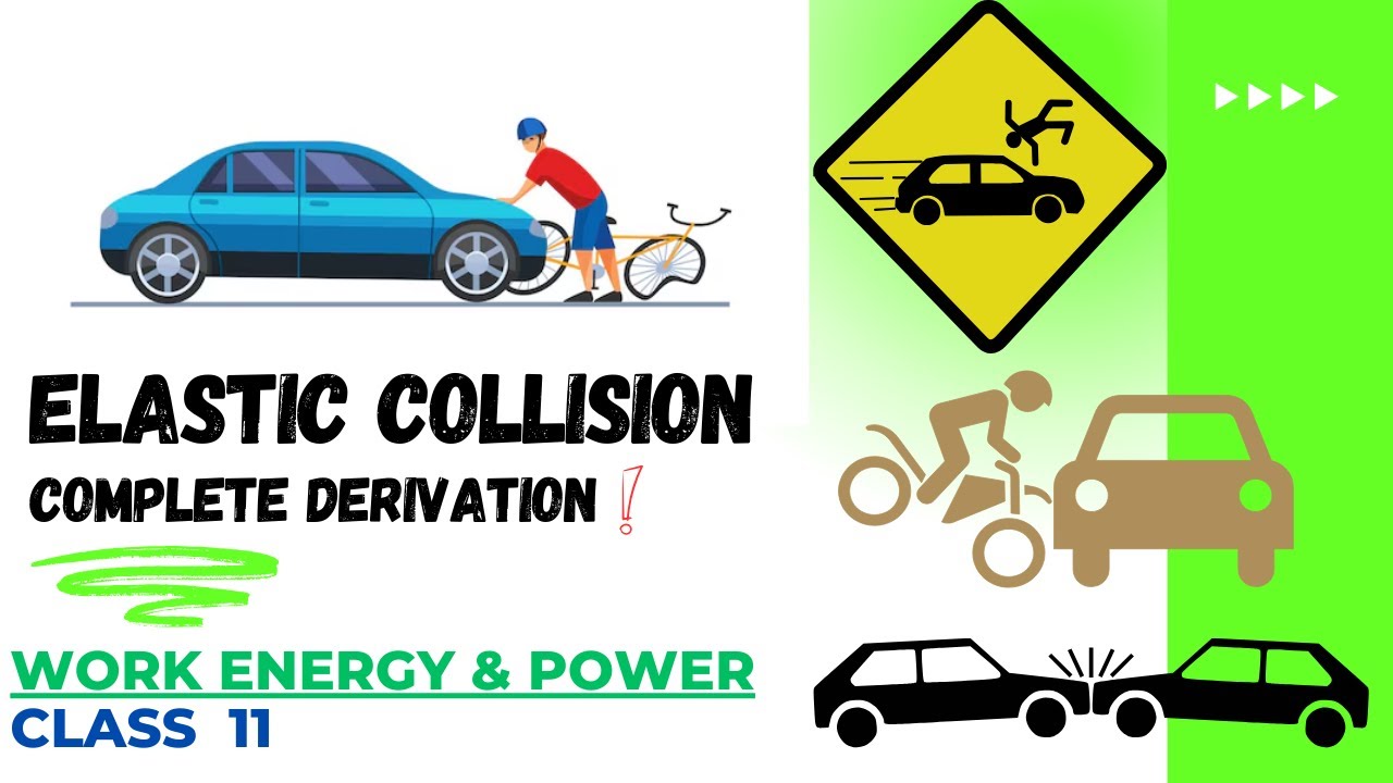 Elastic Collision | Derivation -Work Energy & Power 🎯🎯 | Class 11 ...