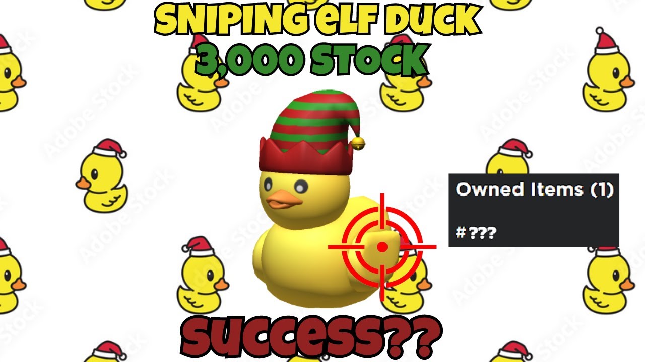 Sniping Elf Duck Free Website UGC - YouTube
