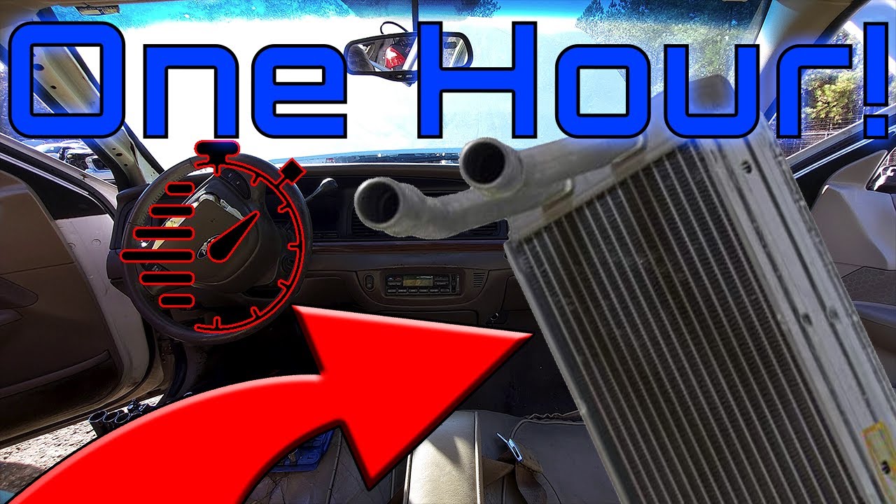 BFG3: Crown Victoria Blend Door Actuator and Heater Core Speed Run ...