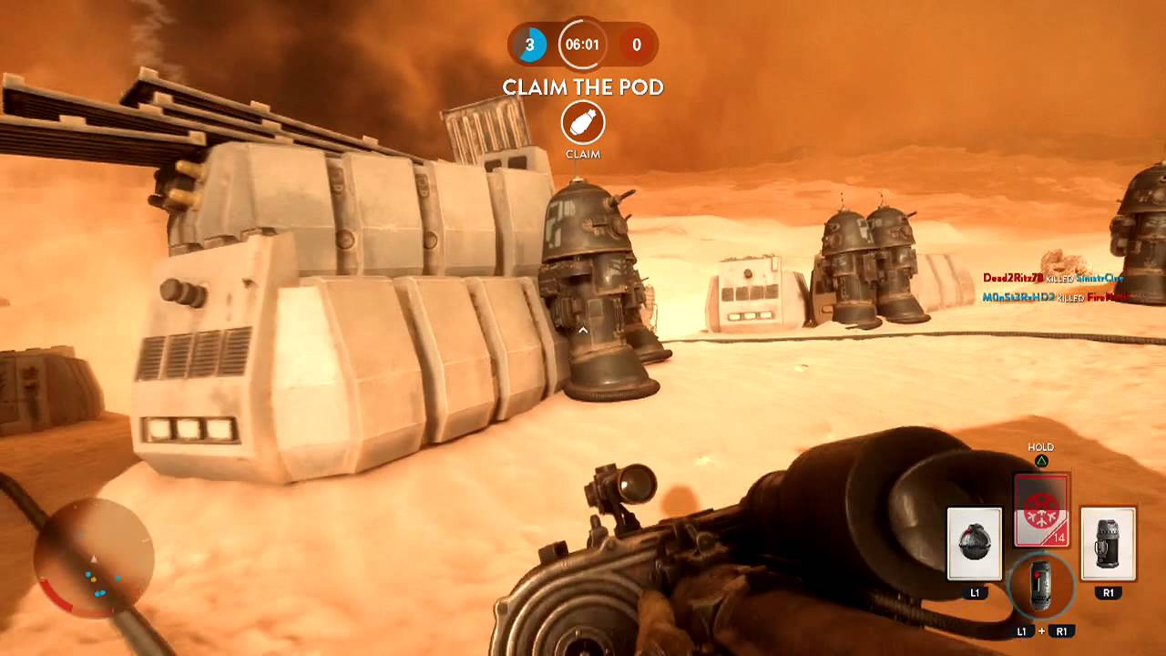 STAR WARS BATTLEFRONT DROP POD 26 KILLZ - YouTube