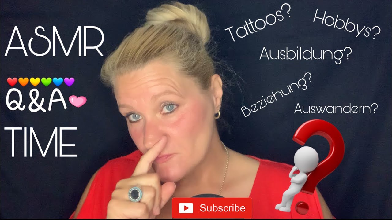 [ASMR] deutsch/german Entspannendes Q&A Part I - whispering - facts ...