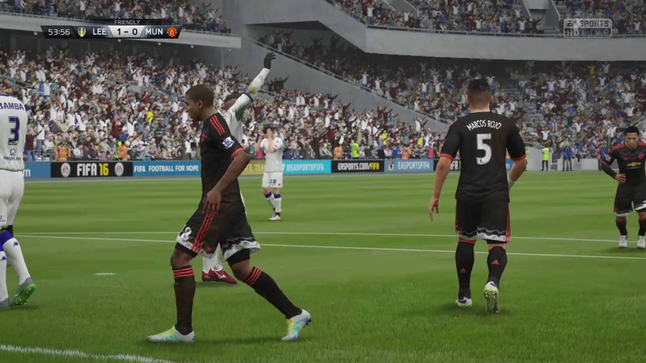 Fifa 16 Jake = Leeds united Tommy = Manchester united - YouTube