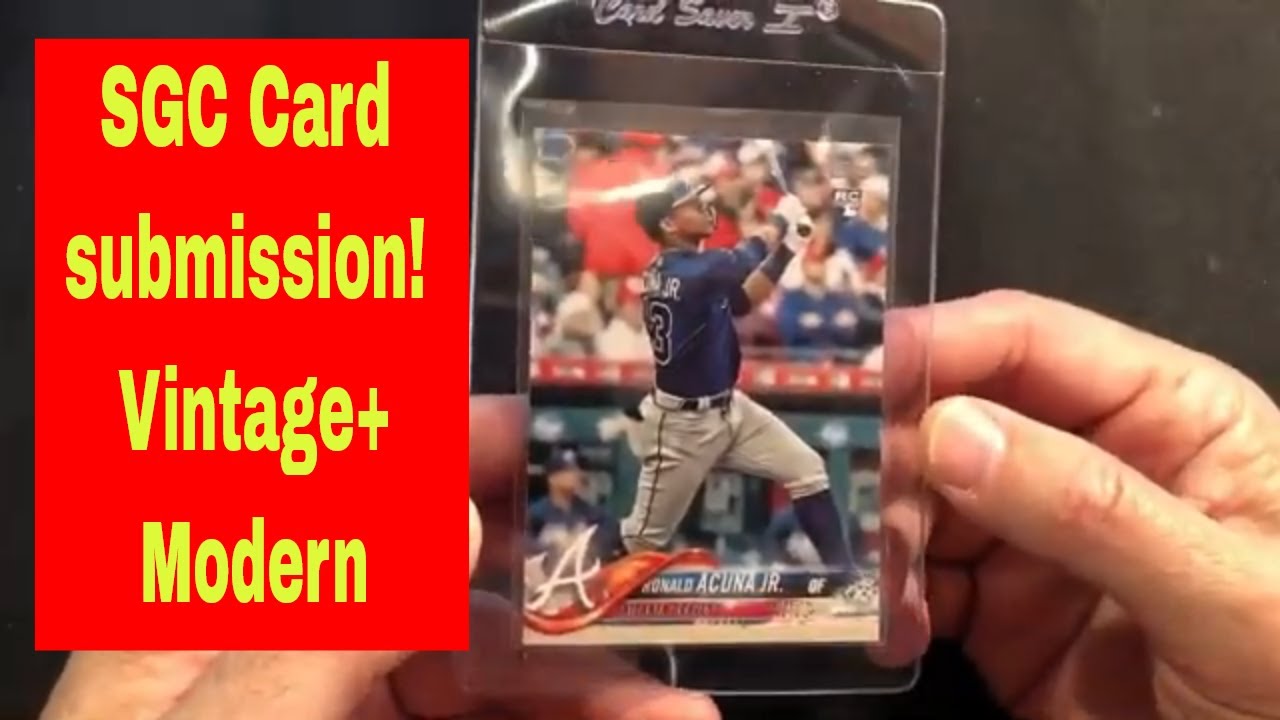 My 2nd SGC graded Card submission! Vintage+Modern cards. - YouTube