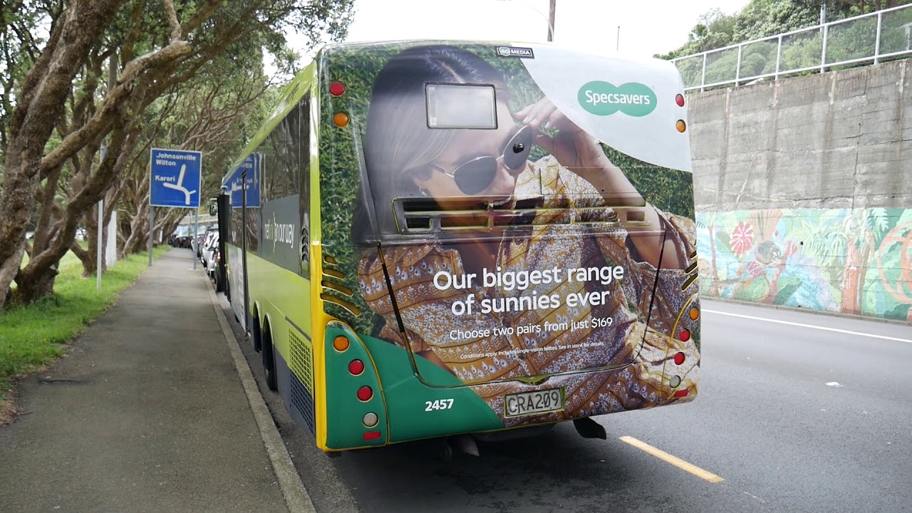 NZ Bus #2457 » Walk Around, Interior, Exterior Views - YouTube