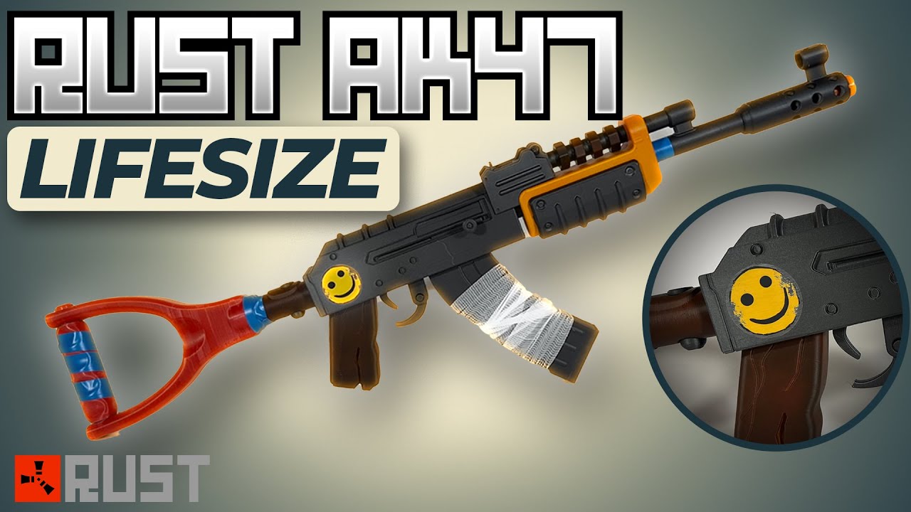 Rust AK Default Skin Life Size / Real Prop / 2023 Version - YouTube