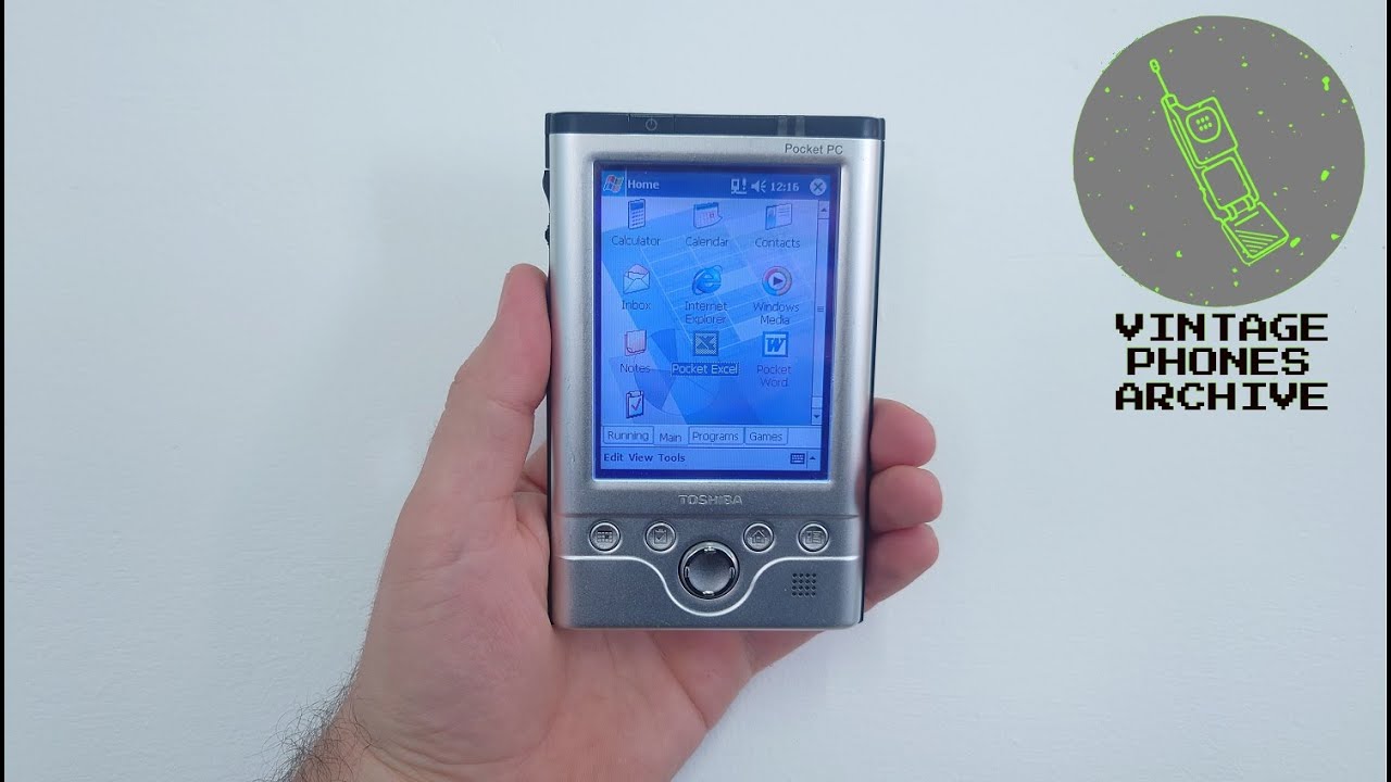 Toshiba e740 Windows Mobile Pocket PC - YouTube