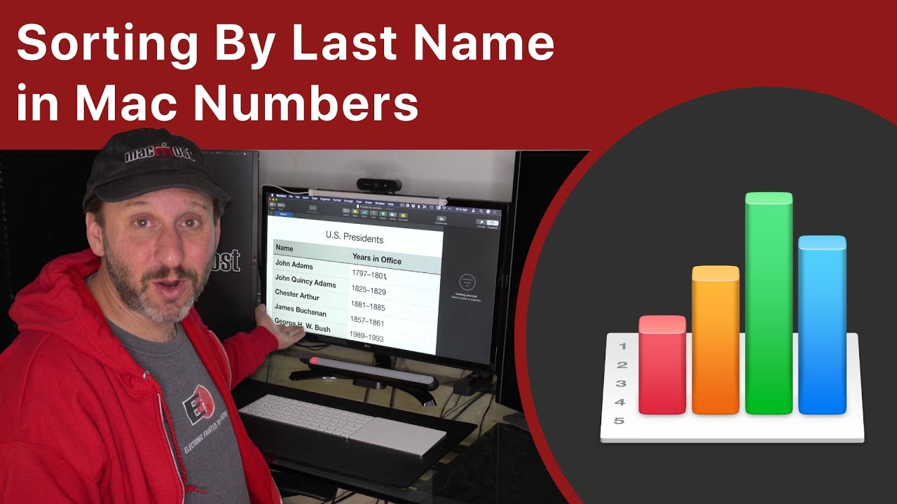 Sorting By Last Name in Mac Numbers - YouTube